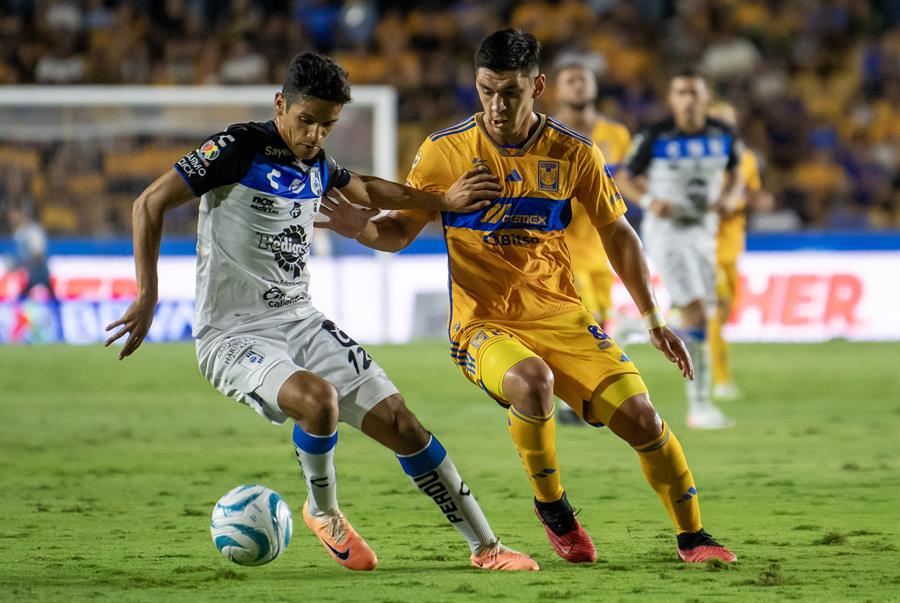 Tigres sin problemas golea a Queretaro Tigres sin problemas golea a Queretaro